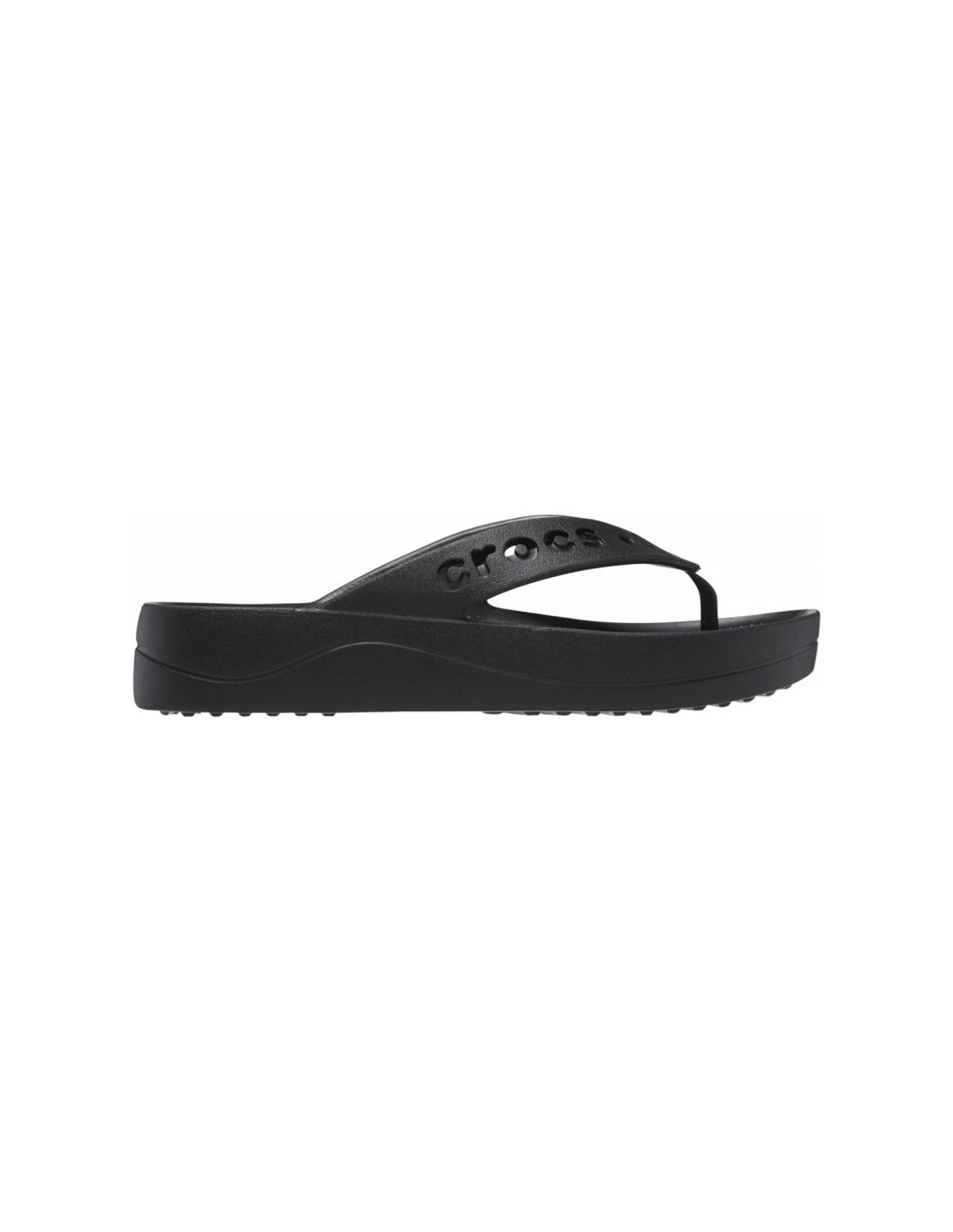 Crocs Σαγιονάρες με Πλατφόρμα σε Μαύρο Χρώμα 208395-001